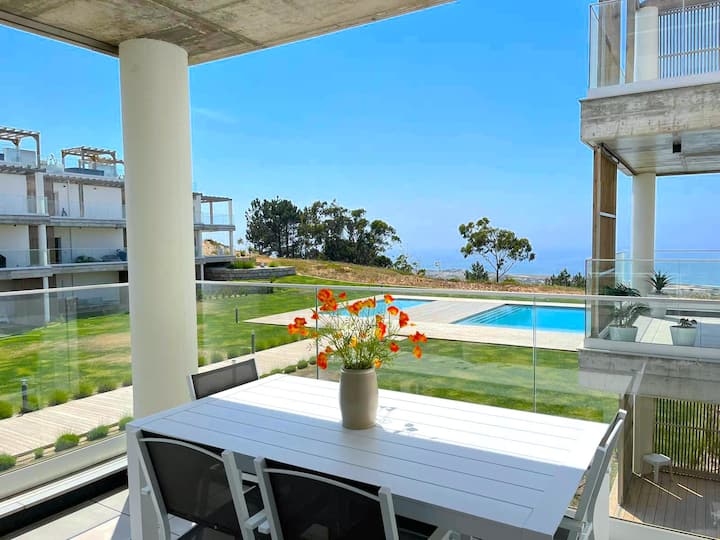 Mar A Vista Sunny Side - Pool, Sea View & Gym - São Martinho do Porto