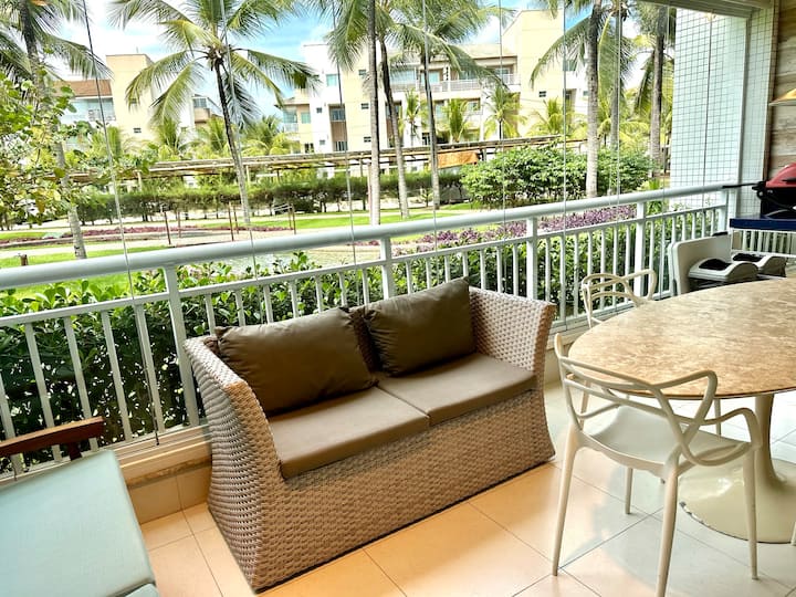 Imperdível Apt  Térreo No Golfville Resort De Luxo - Aquiraz