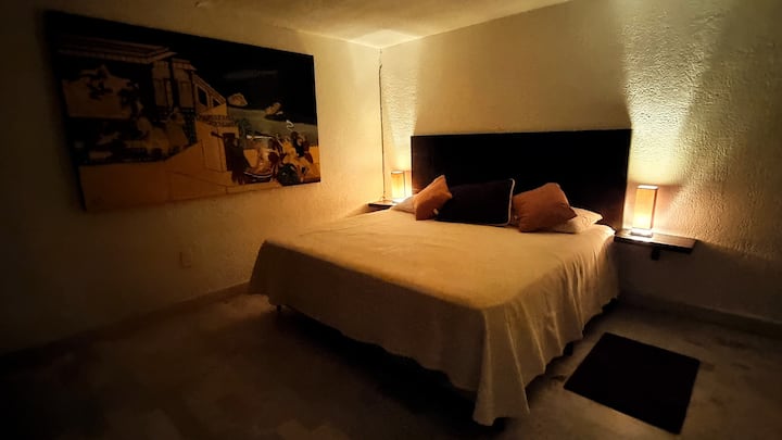 Cuarto Privado King 5min Playa - Acapulco