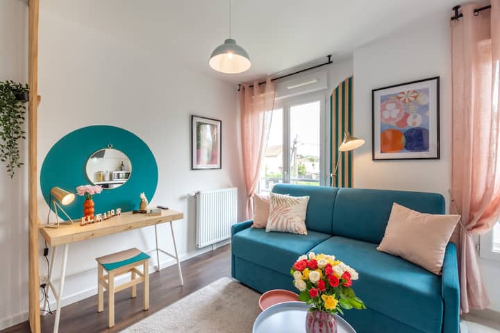 Studio Entre Disney, Paris, Cdg Avec Parking Privé - Chelles