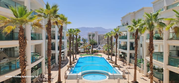 Palmore 4 Bdr Apartment Private Pool - Eilat
