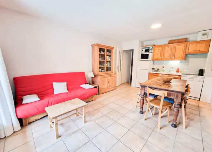 Charmant Appartement Avec Jardin Dans Monêtier - Lac du Serpent