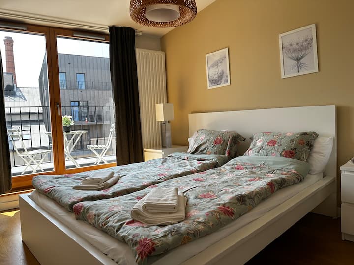 Romantic Apartment With Private Parking Inner City - Cracovia