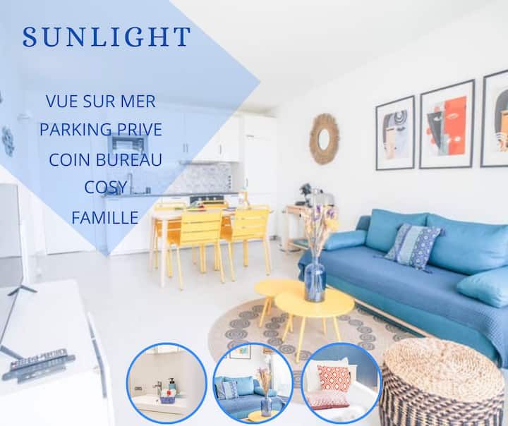 New Sunlight*terrasse Vue Mer*acces Plage*famille - La Grande-Motte