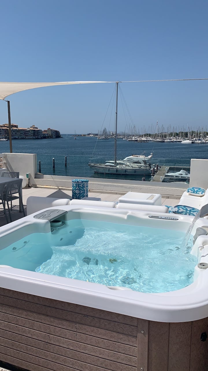 Marina Toit Terrasse Jacuzzi - Agde
