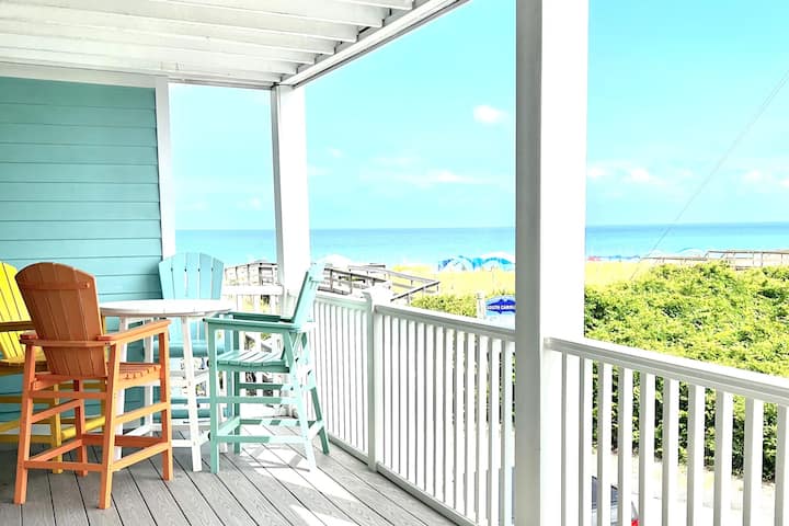 New Modern Beachfront Condo W/pool Carolina Beach - Kure Beach, NC
