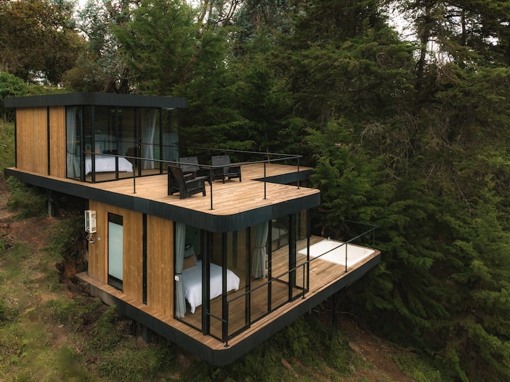 Group Cabin With Lake View & Hot Tub - Antioquia