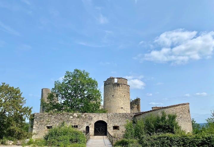 Chambre Bibliothèque Au Château - Cahors
