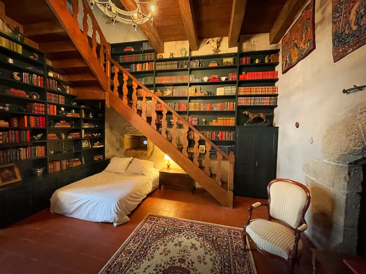 Chambre Bibliothèque Au Château - Cahors