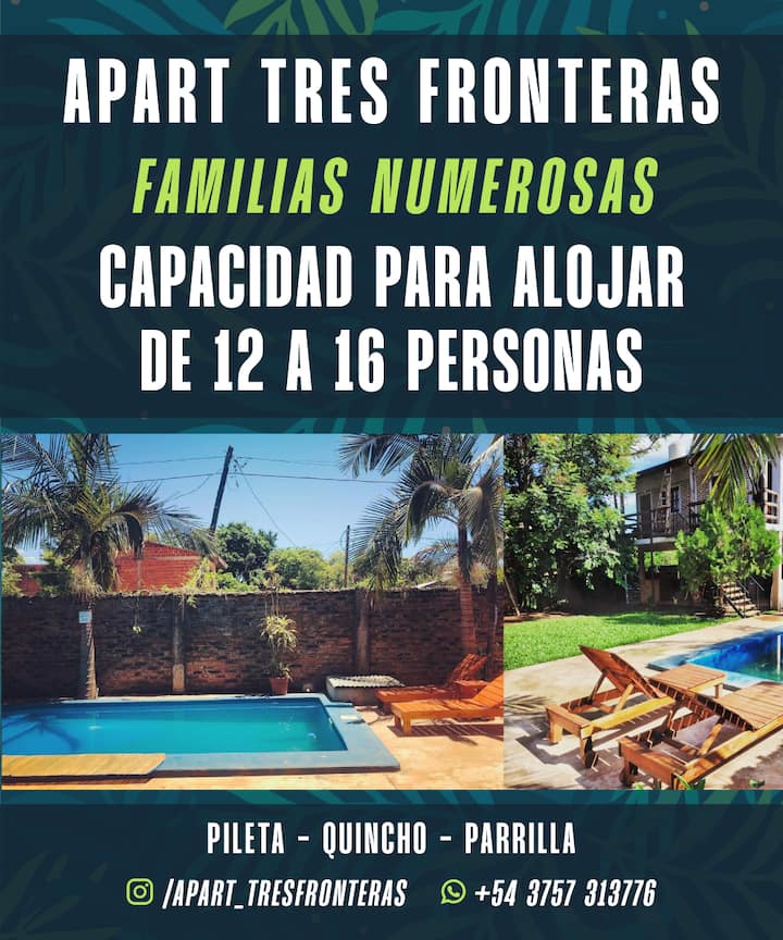 Cabañas Para Familias Numerosas En Cataratas. - Puerto Iguazú
