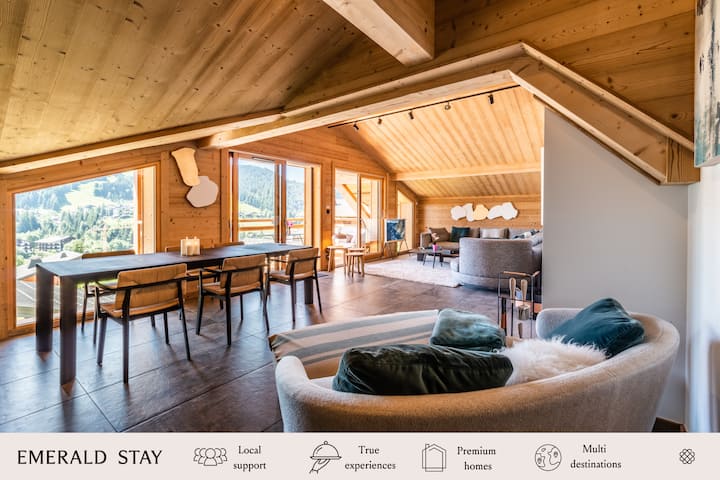 Tahoe - Modern Penthouse Apartment With Views - Les Gets
