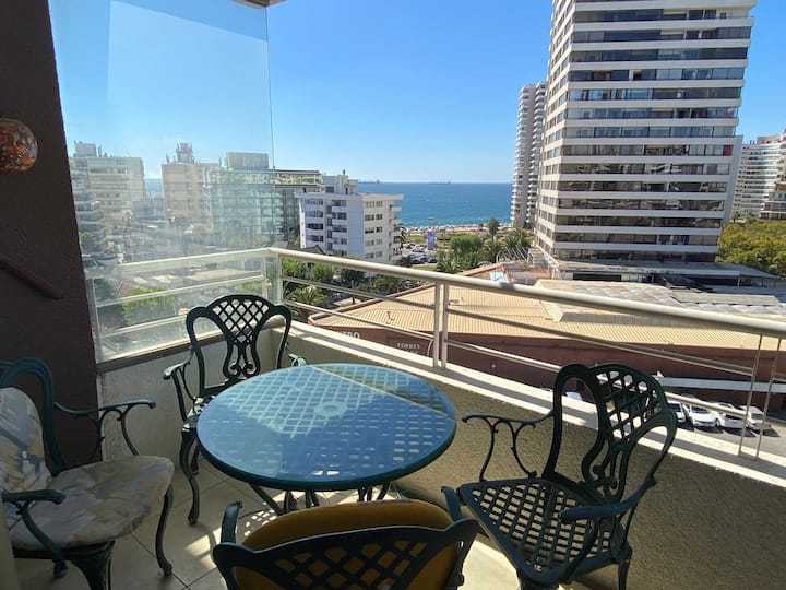 Acogedor Paraíso Costero Full Equipado En Viña - Viña del Mar