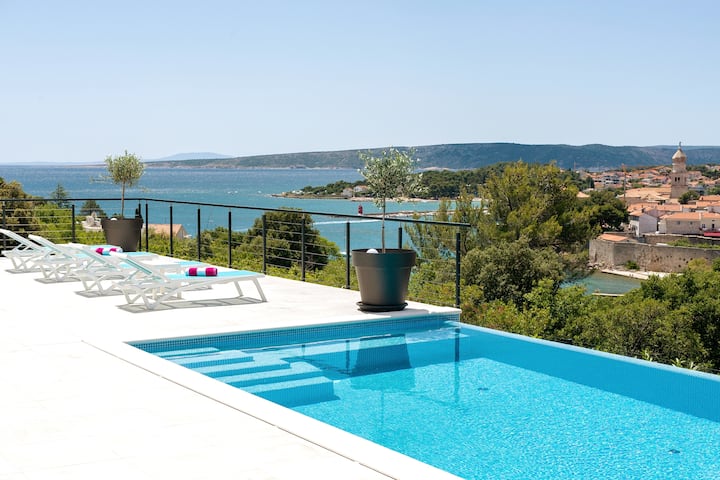 Unique Apartment With Private Pool 4* - Krk