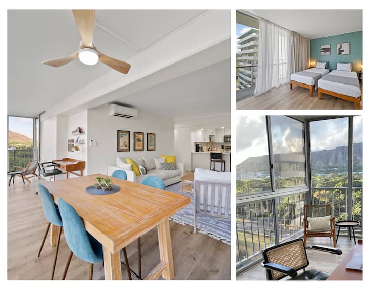 Waikiki 2br 2ba, Free Parking, Diamond Head View - Honolulu, HI