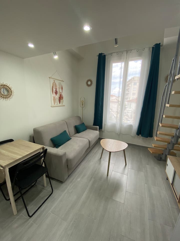 Charmant Duplex Climatisé Avec Parking Privé - ibis budget Nice Californie Lenval
