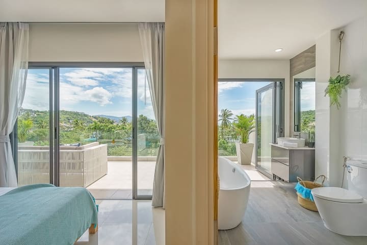 4 Bed Sea View Villa With Pool - Koh Samui