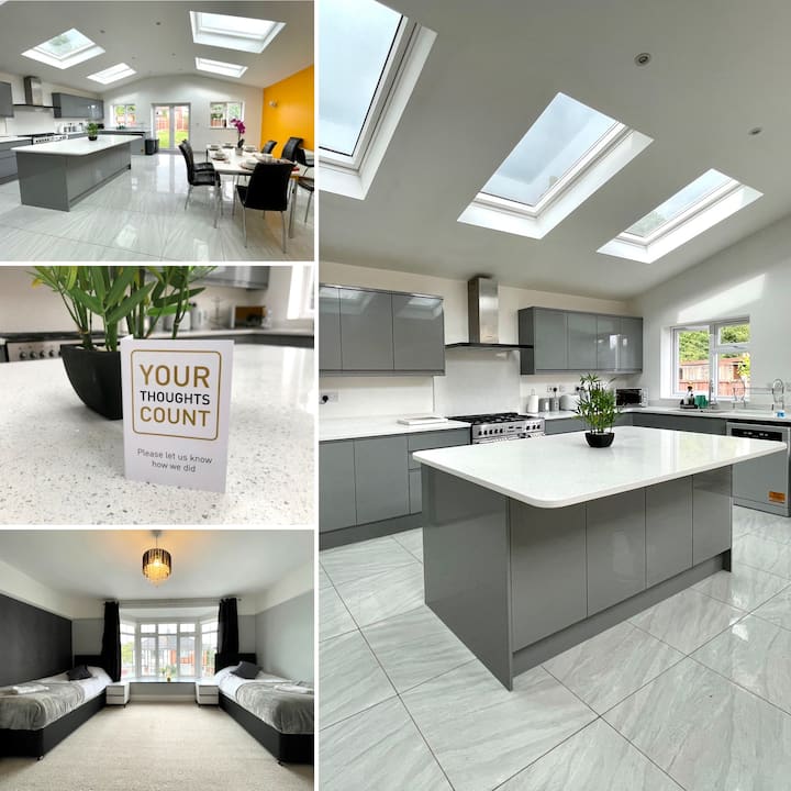 Luxurious Detached Holiday House Free Park Airport - Luton