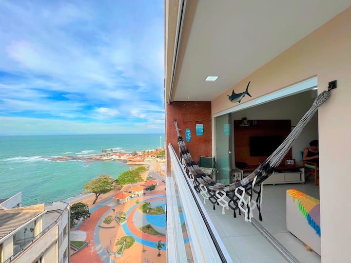 6x Sem Juros- Aconchegante Qt/sala Vista Mar [903] - State of Espírito Santo