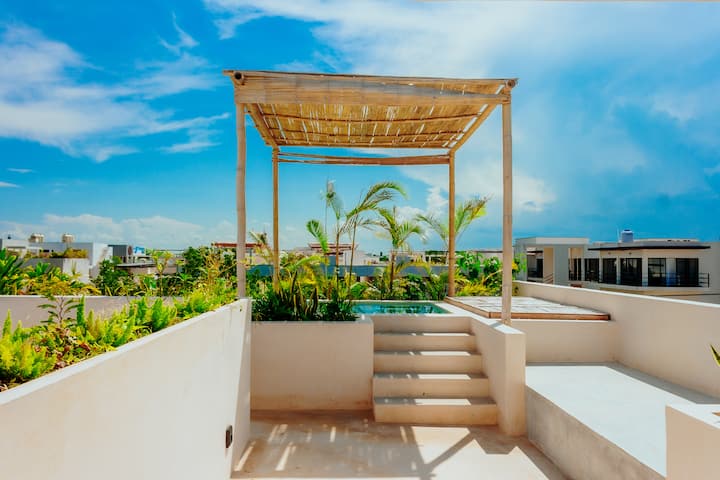 Brand New Jungle Loft | Rooftop Pool - Tulum