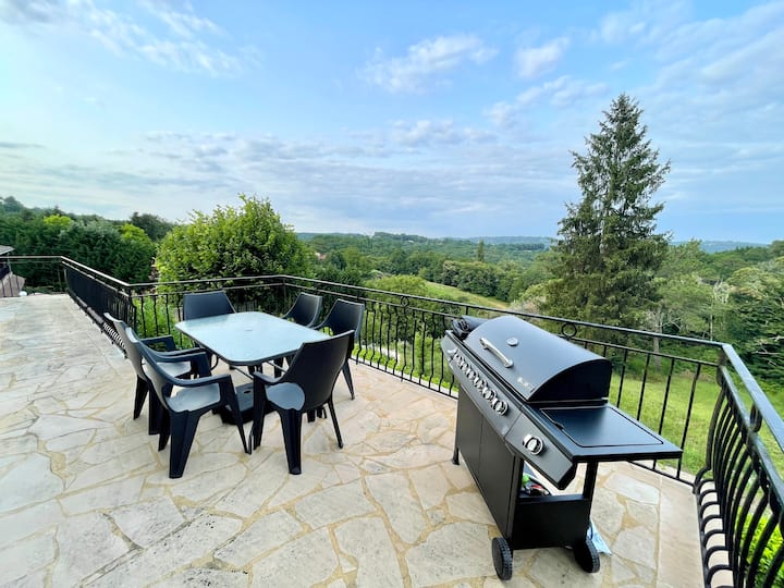 Maison Avec Terrasse Surplombant La Vallée - Sarlat-la-Canéda