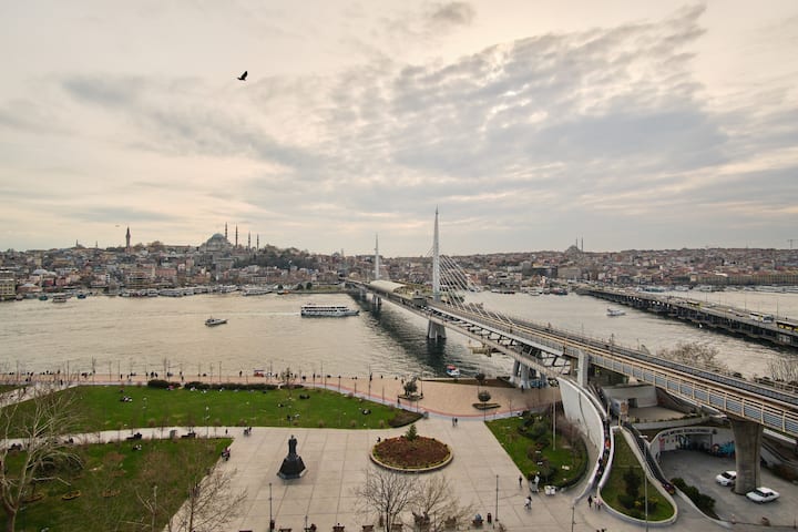 Cozy 1br Goldenhorn View W/ac & Lift-galata 2 - 伊斯坦堡