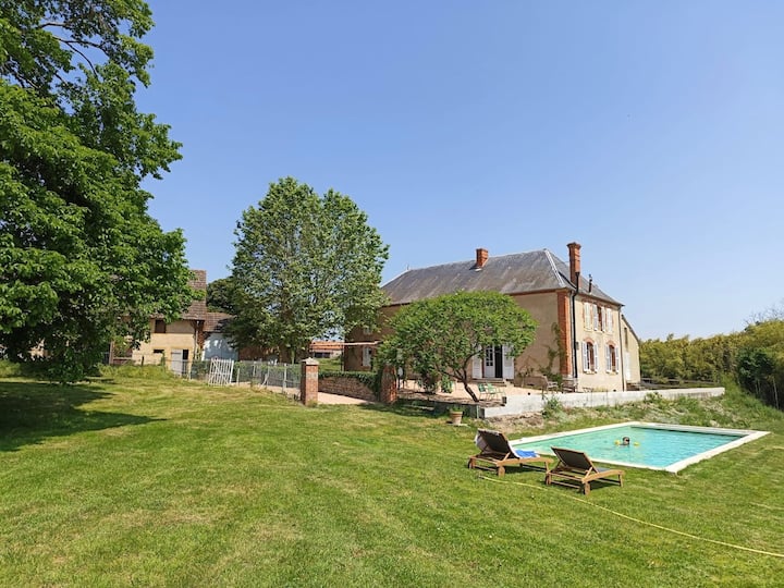 Maison Xixème Rénovée Avec Piscine - Paray-le-Monial