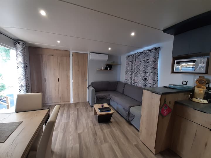 Mobilhome 3ch/6pers Camping 4* Les Sables Du Midi - Sérignan Plage
