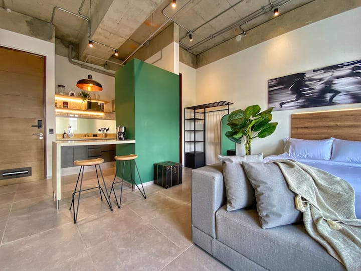 [C] Loft|city View|ac|top Location|% Off Monthly - Medellín, Colombia