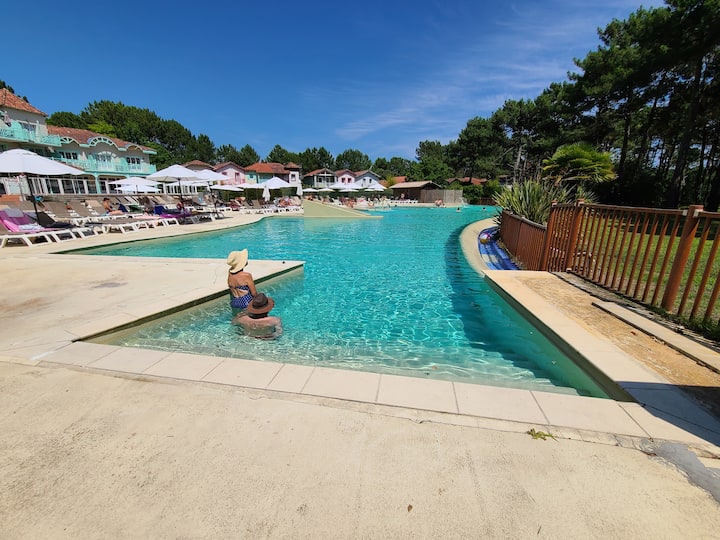 Appartement Domaine Du Golf Avec Piscine - Lacanau