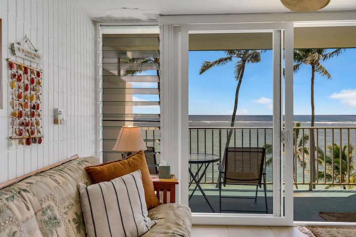 "Seas The Day" Beautiful Views! Kitchen & Lanai - Swanzy Beach Park