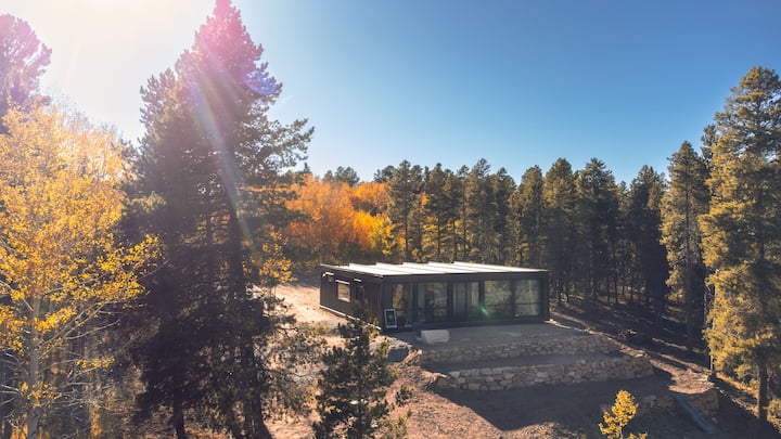 Lux Lake Container Home | Aspens, Sauna, Mtn View - Golden Gate Canyon State Park, Golden