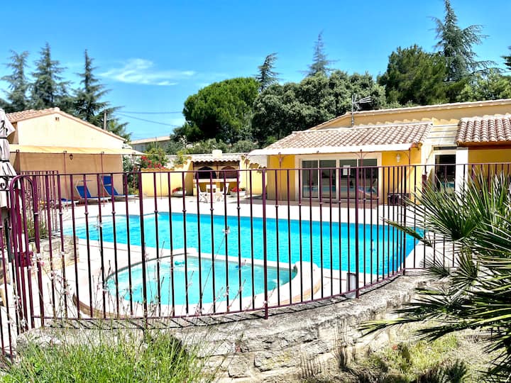 Mas Plain-pied + Appartement 6 Chambres Vantoux - Beaumes-de-Venise