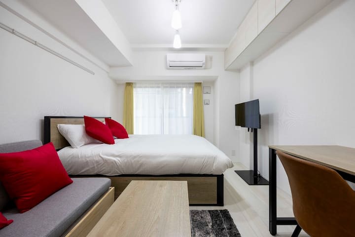 Built In 2023! Beautiful White Base Room/208 - Tokyo Haneda Airport (HND)