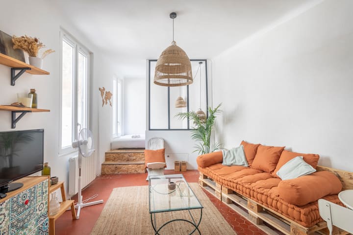 Cocon Cosy Pour 2 Au Catalan 5capdes - Marseille