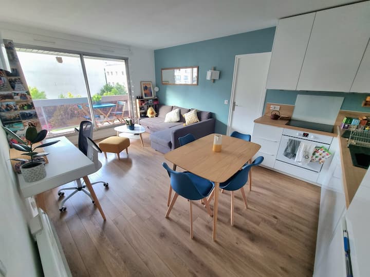 Appart Cosy Avec Terrasse - Paris