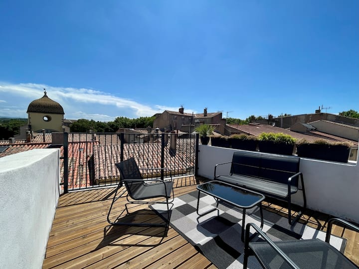 Rooftop N°38 - Vue Cité Médiévale Et Clim - Appt 1 - Carcassonne