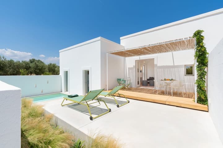 [Masseria Pensato] Villa Carrubo - Piscina Privata - ファザーノ
