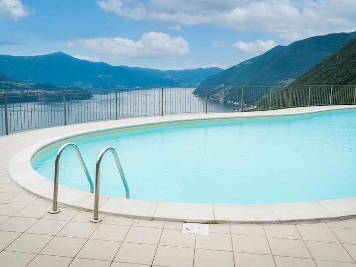 Serafino - Terrace & Swimming Pool On Iseo Lake - Iseo