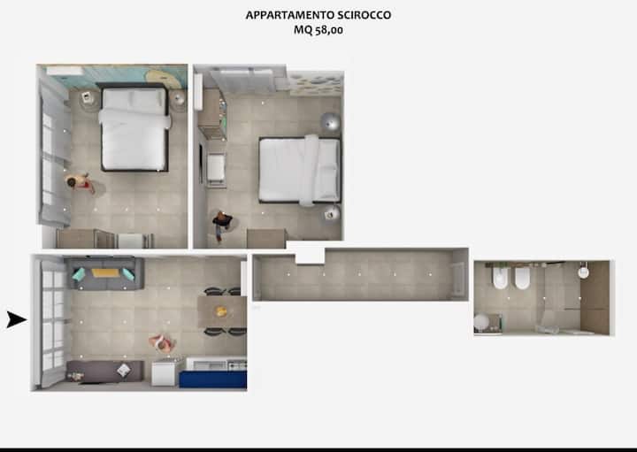 Appartamento Scirocco - Cattolica