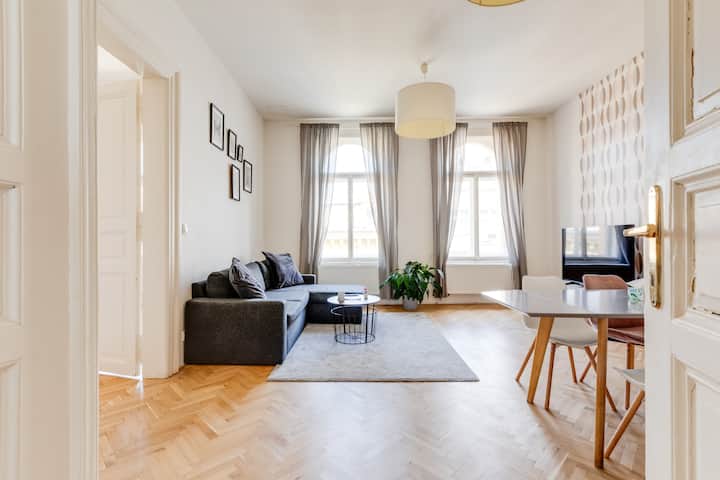 New & Cozy 3bds In Historical Center - S8 - プラハ