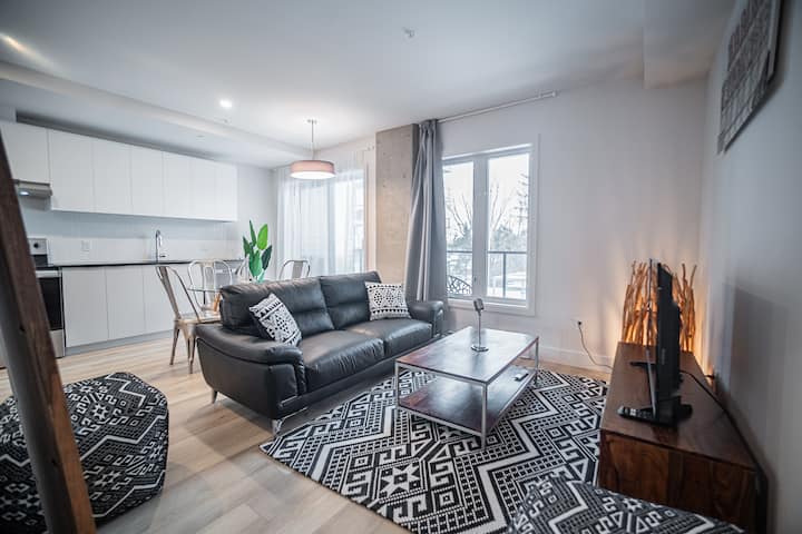 Luxe 2br Apt With Gym, Close To Parc Saint-benoît - Levis