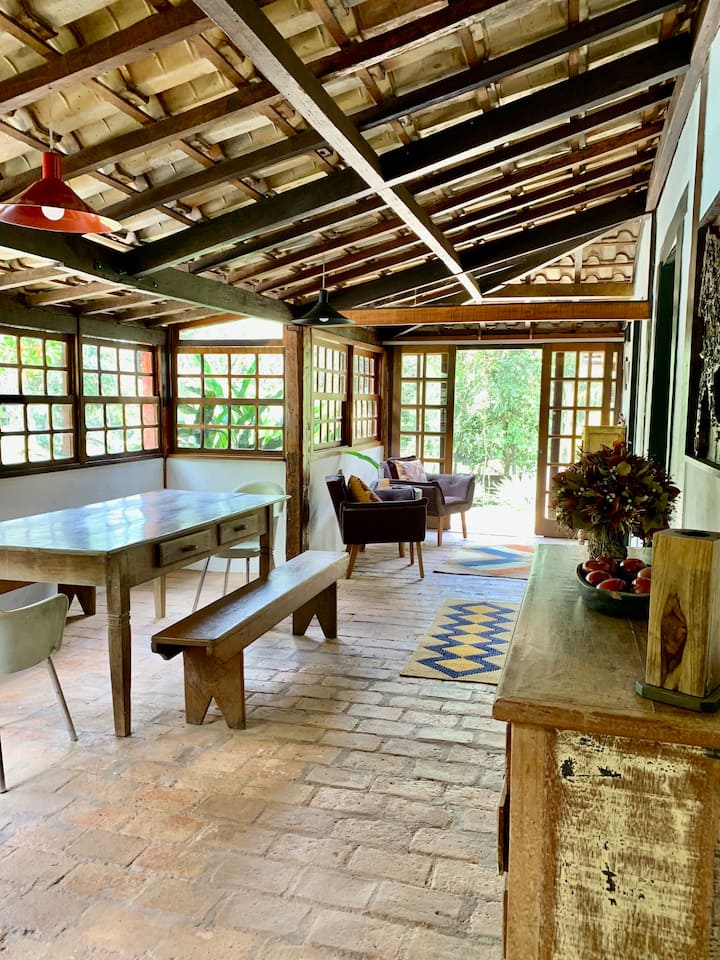 Chalé Jabuticabeiras Coresdamata - Tiradentes