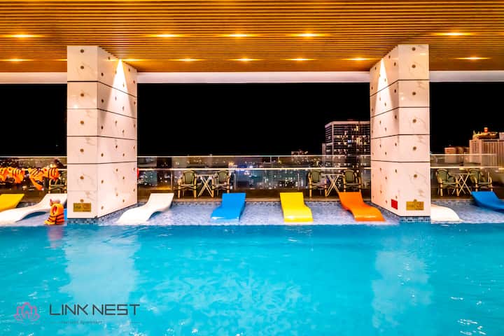 Virgo Hotel Apt • 2br • Side Sea View • Free Pool - Vietnam