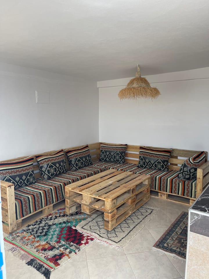 Spacious Flat With View Of The Beach And The Ocean - Taghazout