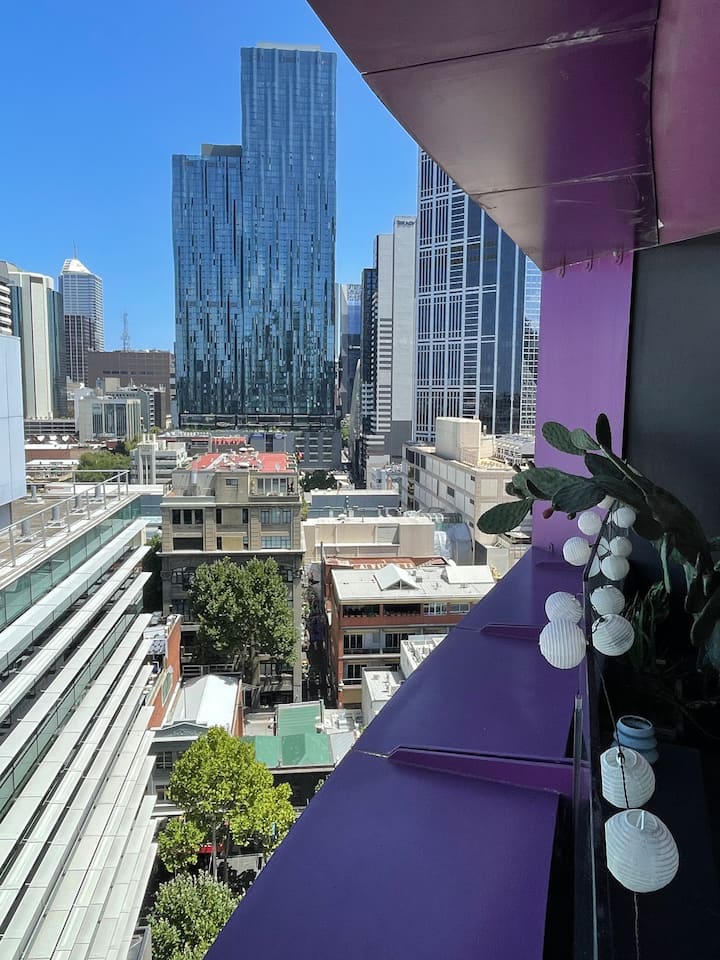 Cbd Oasis: Relaxing Central Stay & Private Balcony - Melbourne