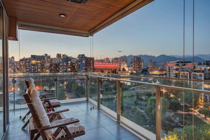Skyline Panoramic Views 3bed In Downtown Vancouver - Vancouver