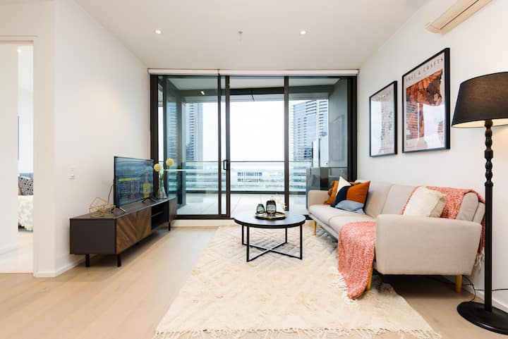 Parking, 2br2ba1s Apt Docklands,1min Tram,pool,gym - Brooklyn