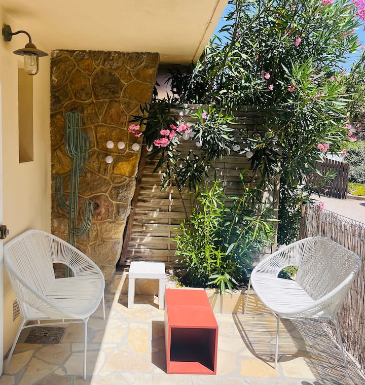 Studio Avec Terrasse Et Parking à 60m De La Plage - 뽀흑끄홀르 섬