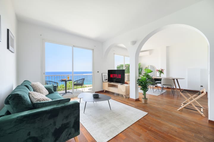 Evasion Côtière, Terrasse Et Mer, Proche Monaco - 모나코