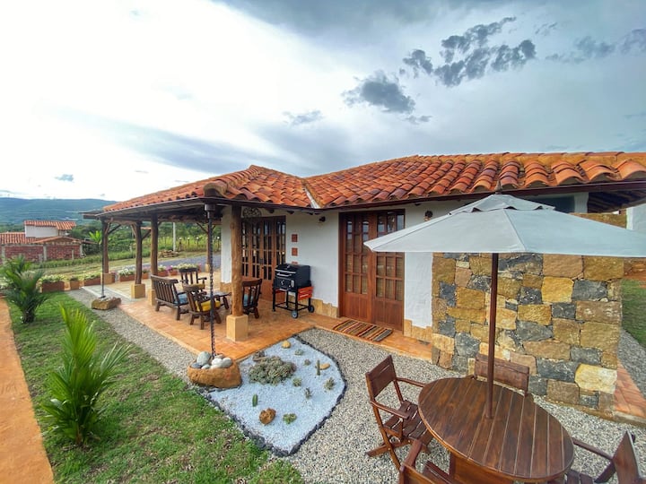 Cabaña Villa Chelita Descanso Y Confort. - Barichara